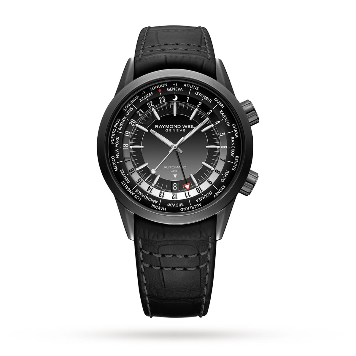 Freelancer GMT Worldtimer Black Dial