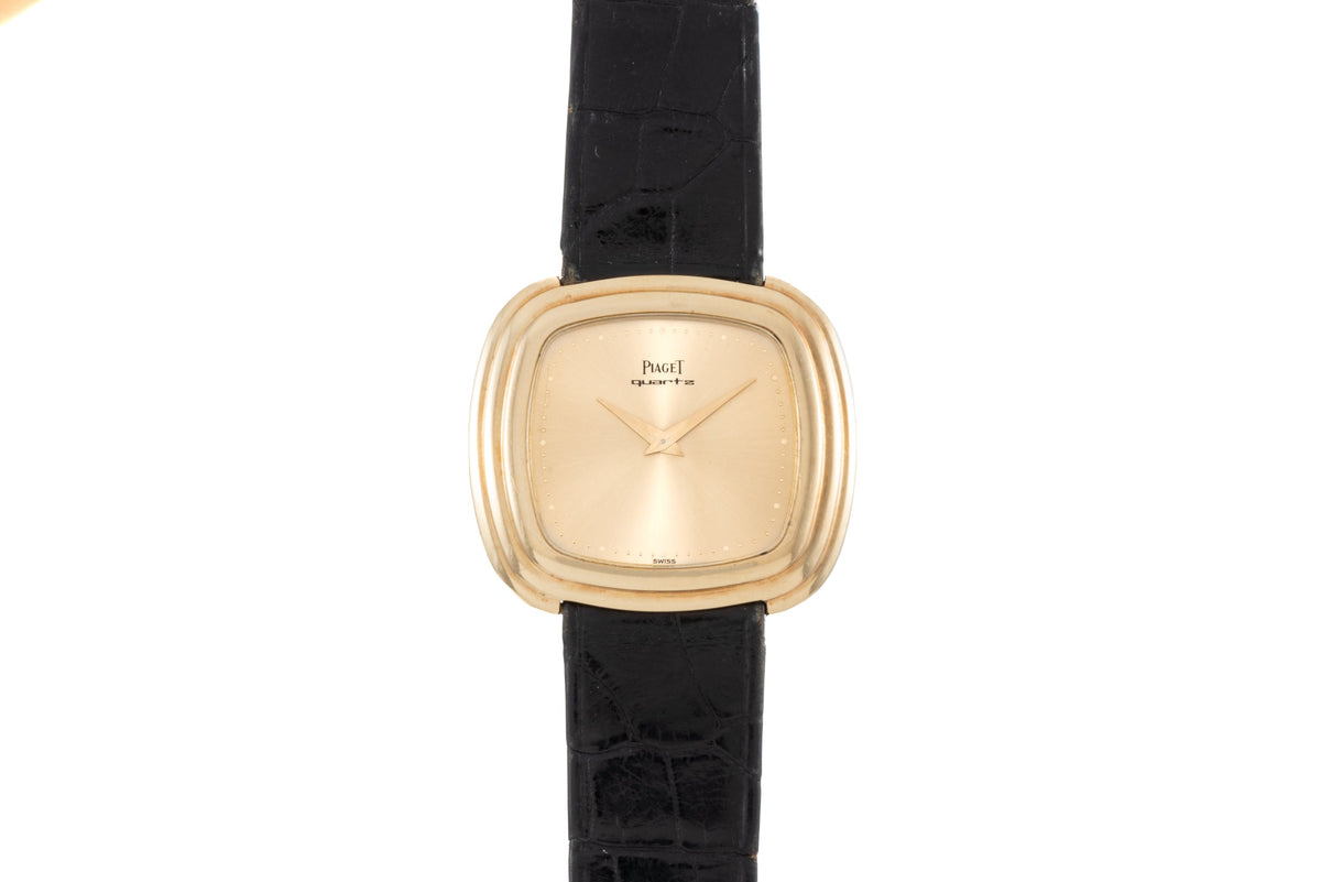 Yellow Gold 'TV' Case Dress Watch
