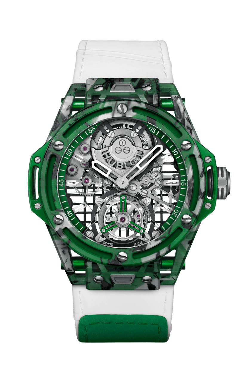 Hublot Big Bang Tourbillon Novak Djokovic Goat Edition Green