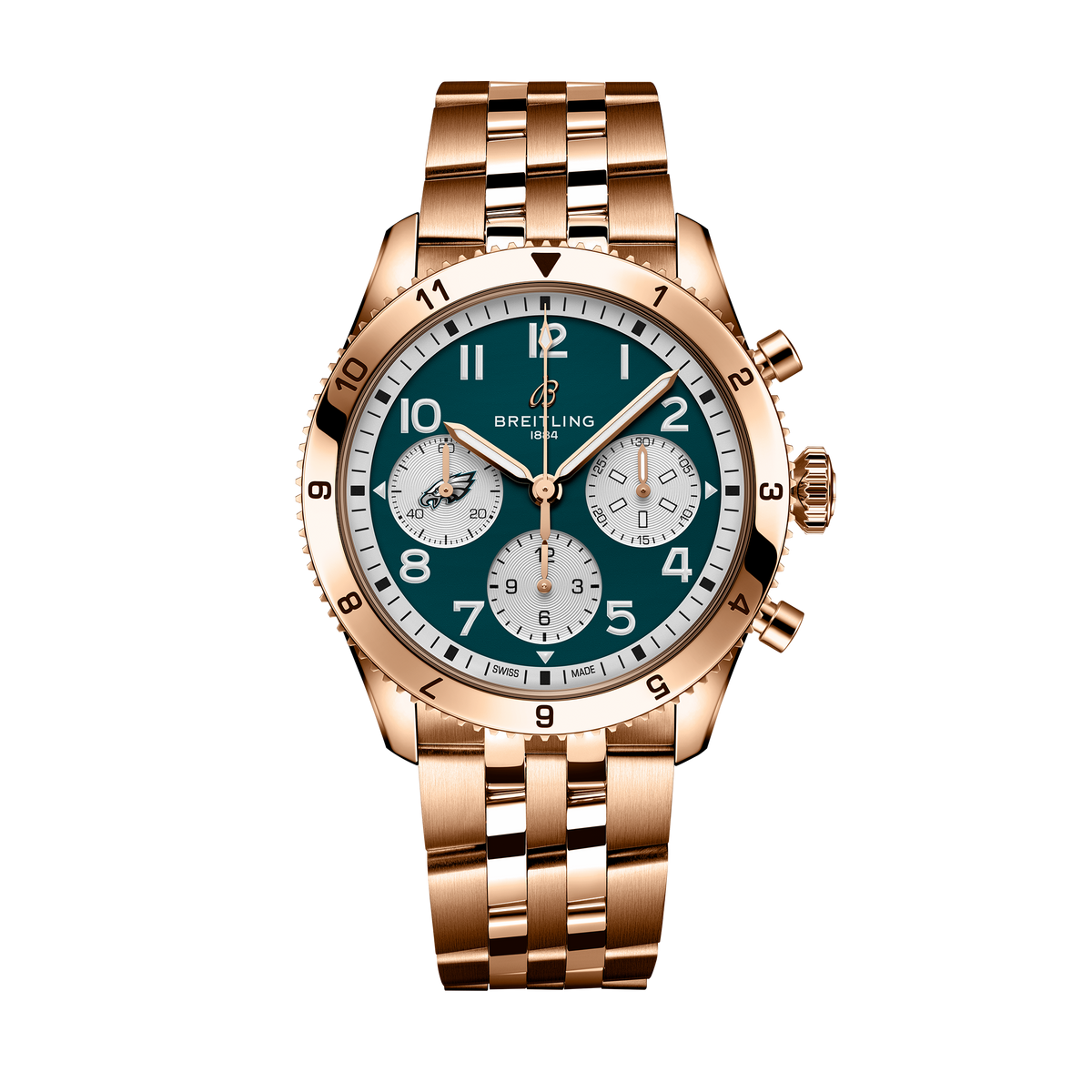Breitling Classic Avi Chronograph 42 NFL Philadelphia Eagles Edition