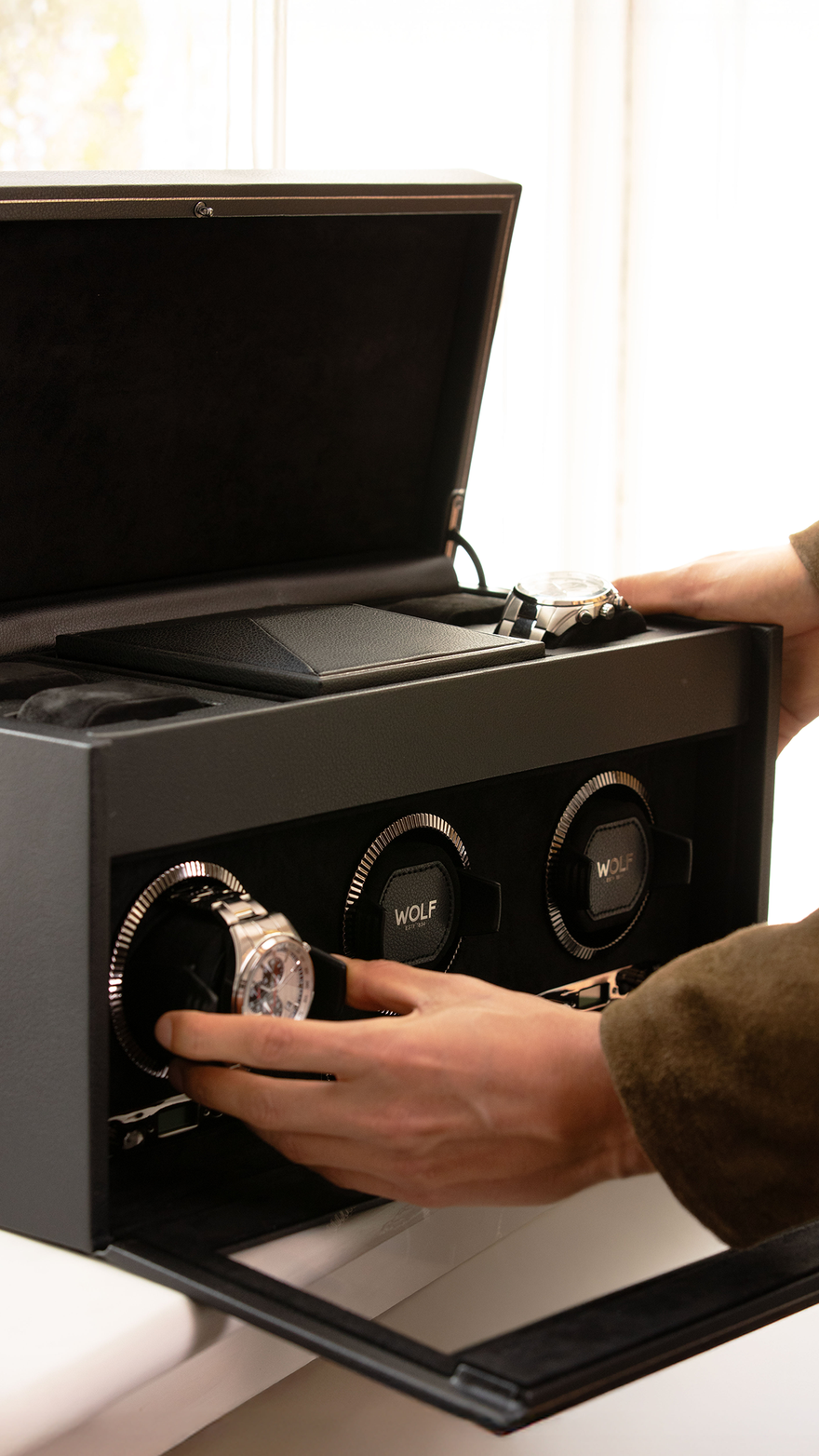 WOLF Watch Winders & Cases at Watches of Switzerland